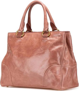 Prada Hobo Bags - Vitello Shine Satchel - Gr. unisize - in Gold - f&uuml;r Damen
