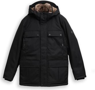 Tom Tailor &Uuml;bergangsjacke mit aufgesetzten Taschen - - Jackets - Herren - Schwarzk - M