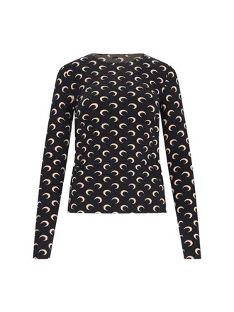 Marine Serre Top Logo Moon