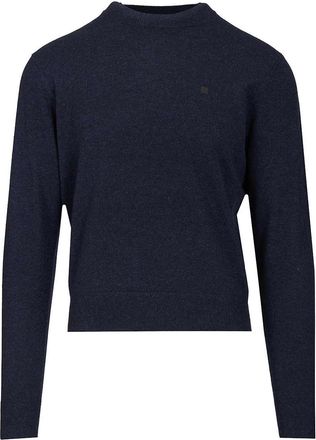 Acne Studios Pull Col Rond - Bleu