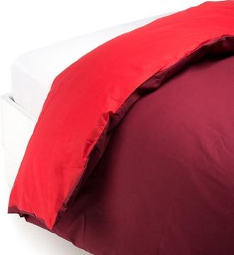 Caleffi Parure de lit 4 pièces en 100% coton - Housse Couette Douce et Elégante, Lavable et Facile dEntretien - Housse de Couette 200x200 et Autres Tailles