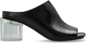 Maison Margiela Femme, Chaussures, Noir, Taille: 37 EU Mule &agrave; Talon en Cuir