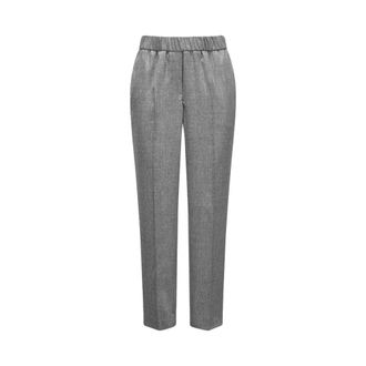 PESERICO Femme, Pantalons, Gris, Taille: 40 FR Slim-fit Pantalons