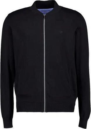 Fynch-Hatton Fynch-Hatton Herren Pullover schwarz Baumwolle unifarben