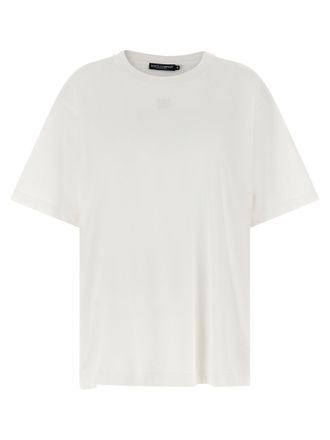 Dolce & Gabbana Womens White Cotton T-Shirt