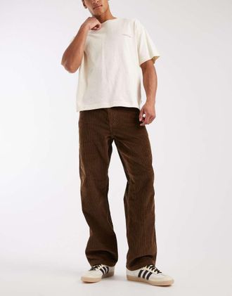 Levi's 568 pantalon carpenter droit ample marron