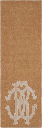 Roberto Cavalli Schal mit RC-Monogramm - Braun