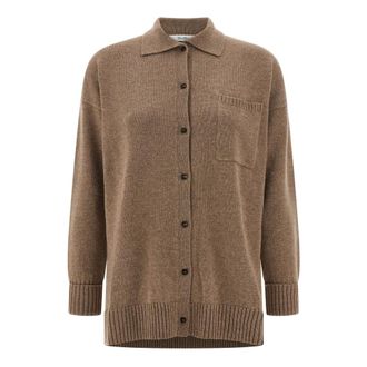 Max Mara Damen, Strickwaren, Braun, SGr&ouml;&szlig;e