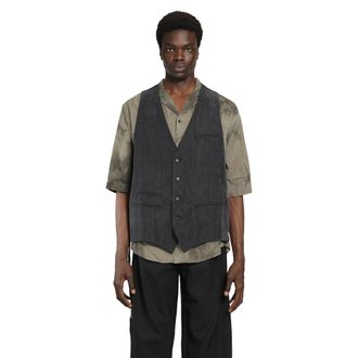 Andrea Ya'aqov Lyocell Nylon Tailored Vest