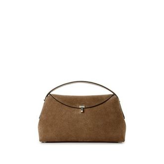 Toteme Sac T-lock en cuir su&eacute;d&eacute;