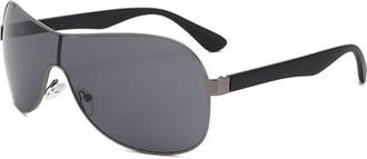 Generic Lunettes De Soleil Dextérieur En Métal For Hommes, Conduite, Vacances Et Sport For Femmes(Black)