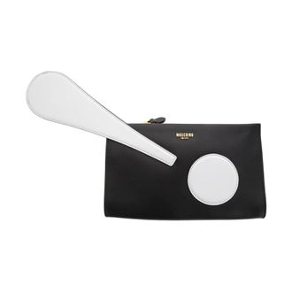 Moschino Ausrufezeichen Clutch Tasche in Schwarz - - Bags - Damen - Schwarzk - ONE SIZE