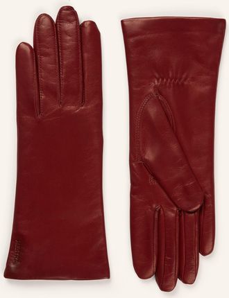 Hestra Lederhandschuhe Elisabeth rot