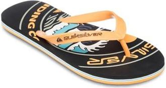 Quiksilver Homme Molokai Screen Sandale, Black/Yellow, 41 EU