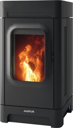 JUSTUS 7963 11 Canis Pelletofen Stahl Schwarz/A+