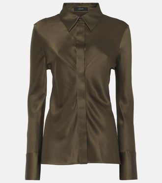 Joseph Chemise Brunel en satin de soie