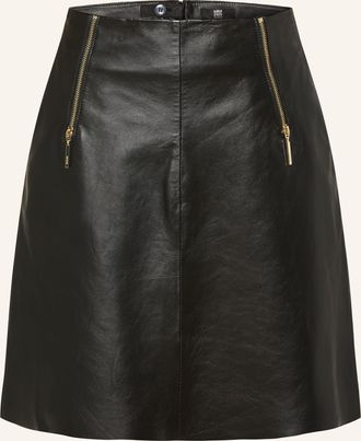 Riani Riani Lederrock schwarz