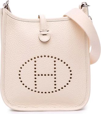 Hermès sac à bandoulière Clemence Evelyne TPM (2025) - Blanc