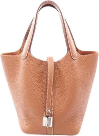 Herm&egrave;s Pre-owned Bucket Bag - - Pre-owned - Damen - Braun - ONE SIZE