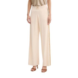 Elisabetta Franchi Femme, Pantalons, Rose, Taille: 34 FR Knit Pantalons