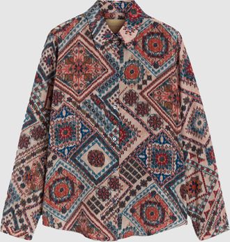 Momoni Chemise Meudon Rosato Multicolor