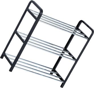 Valiclud Multilayer Schuhregal Stufiger Organizer aus Stabilem PP und Stahl Platzsparender Schuhständer für Zuhause und Schlafsaal Vielseitig als Schuhablage u