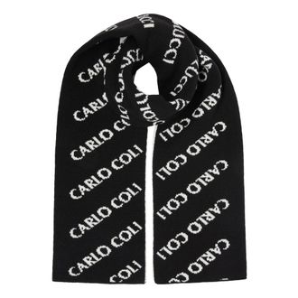Carlo Colucci Strickschal - - Accessories - Herren - Schwarzk - ONE SIZE