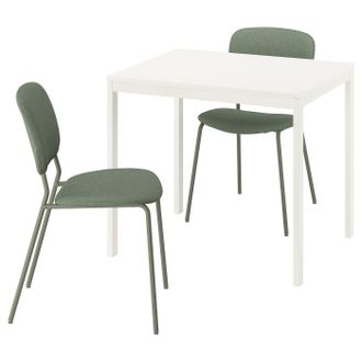 IKEA VIHALS / VIHALS Tisch und 2 St&uuml;hle