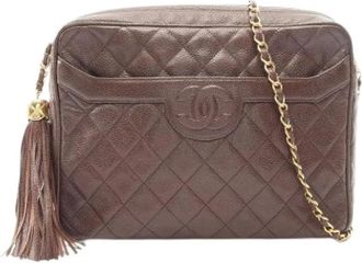 Chanel Sac bandouli&egrave;re Vintage Pre-owned - Femme - Pre-owned - Brun - Taille: ONE Size