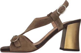 Chie Mihara Femme, Chaussures, Brun, Taille: 37 EU Sandales en su&egrave;de et cuir