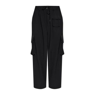 Yohji Yamamoto unisex, Pantalons, Noir, Taille: XS UT Straight Pants