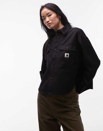 Carhartt Work in Progress Kelly - Utility-Hemd in Schwarz