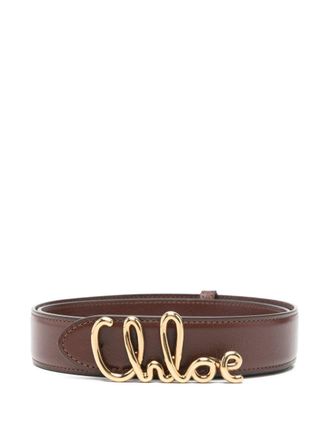 Chlo&eacute; Ceinture en cuir embl&eacute;matique Chlo&eacute;