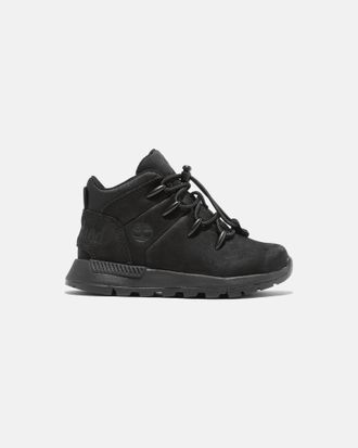 Timberland Halbhoher Sprint Trekker Sneaker mit Bungee-Schn&uuml;rung f&uuml;r Kleinkinder in Schwarz, Schwarz, Gr&ouml;&szlig;e