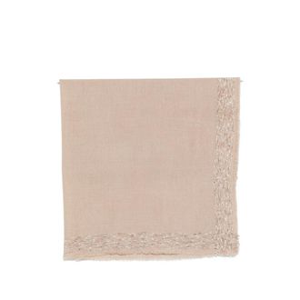 Faliero Sarti Fringed Boucl&eacute;-trim Scarf