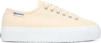 Superga Sneakers aus Stoff Platform Leggera S2142ZW Beige