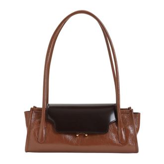 Marni Trunkette Schultertasche - - Bags - Damen - Braun - ONE SIZE