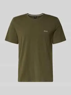 HUGO BOSS Regular Fit T-Shirt aus Baumwoll-Mix