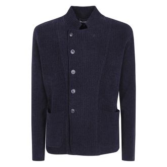 Emporio Armani Cardigans - Homme - Pulls - Bleu - Taille: L