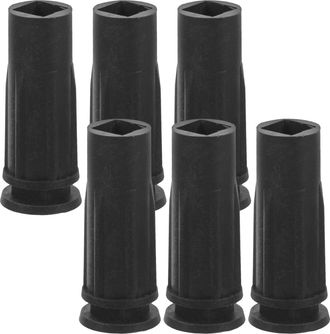 Valiclud Weihnachtsbaumst&auml;nder Kunststoff Basis Schwarz 6 St&uuml;ck Tischfu&szlig; Design Stabile Selbstgemacht Baumhalterung f&uuml;r K&uuml;nstliche Weihnachtsb&auml;ume