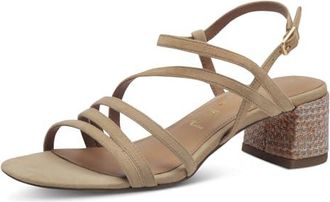 Tamaris Sandales &agrave; talons pour femme 1-28211-42 - TAN, 39 EU, mat, 39 EU