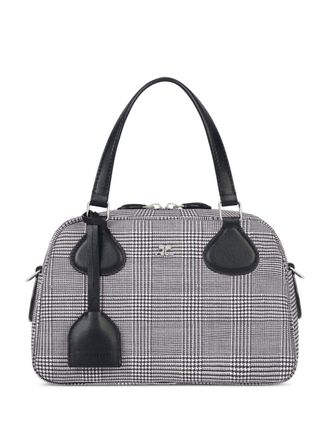 Courrèges sac fourre-tout à motif pied-de-poule - Noir