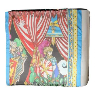 Dolce & Gabbana Quadratisches Foulard-Tuch aus bedruckter Seide - - Accessories - Damen - Mehrfarbig - ONE SIZE