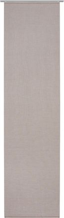 Novel Fl&auml;chenvorhang Sina, Braun, Textil, Uni, 60x245 cm, Textiles Vertrauen - Oeko-Tex, mit Flauschband, &Ouml;ffnung f&uuml;r Beschwerungsstab, ohne Technik, Wohnte