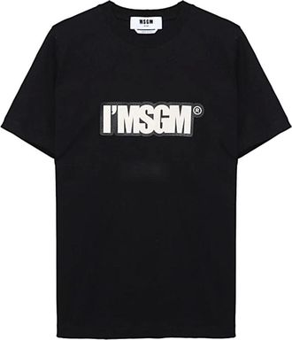 Msgm Msgm, Femme, Tops, Noir, Taille: 42 FR T Shirt