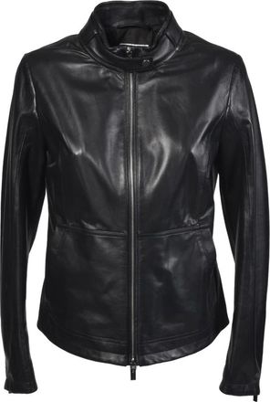 Baldinini Femme, Vestes, Noir, Taille: 54 FR Veste en cuir