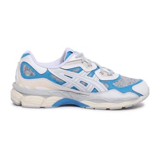 Asics Gel-Nyc Wei&szlig;/Delfin Blaue Schuhe - - Shoes - Damen - Wei&szlig; - 37 1/2 EU