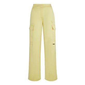 HUGO BOSS Cargo-Hose mit entspannter Passform - - Trousers - Damen - Gelb - XS