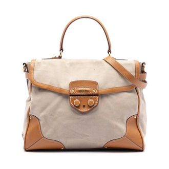 Prada Sac &agrave; main Pre-owned en toile - Femme - Pre-owned - Brun - Taille: ONE Size