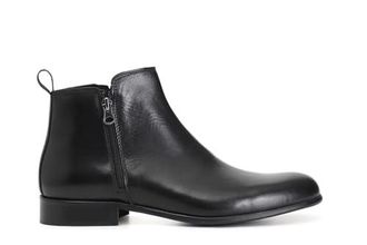 Caf&egrave;noir Bottine En Cuir Pour Homme Avec Fermeture &Eacute;clair, Pour Homme, Couleur Noir, Taille 40